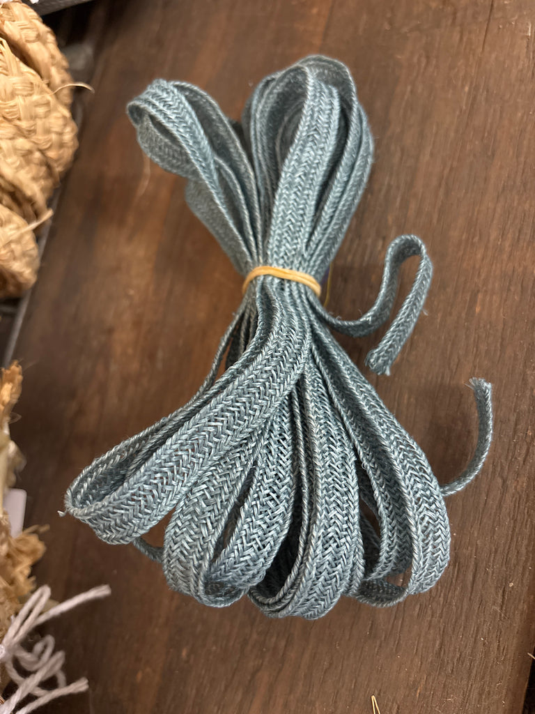 Hemp Weave Trim- Dusty Blue – California Hula Center