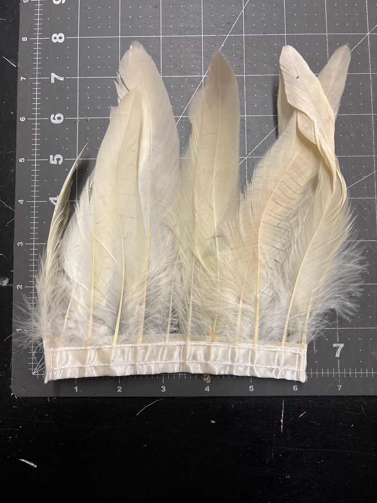 Rooster Tail Feathers 6-8” Spaced Apart - Tan – California Hula Center