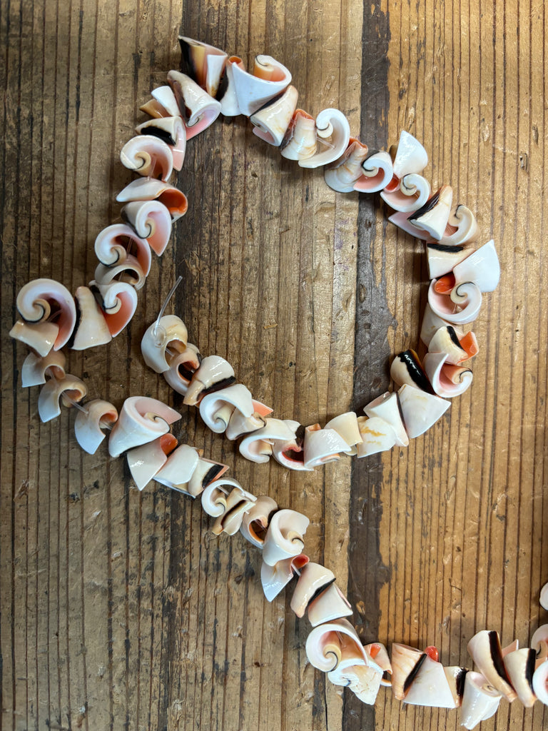 Red Everlasting Cut Shell Strand – California Hula Center