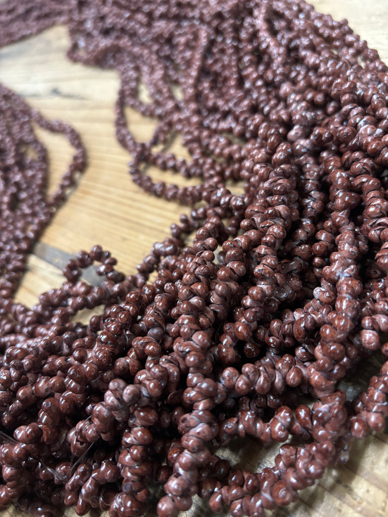 Mongo Shell Long Lei- Brown – California Hula Center