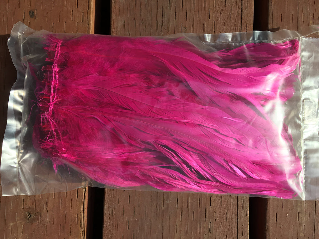 Rooster Tail Feathers 7-10" long – California Hula Center