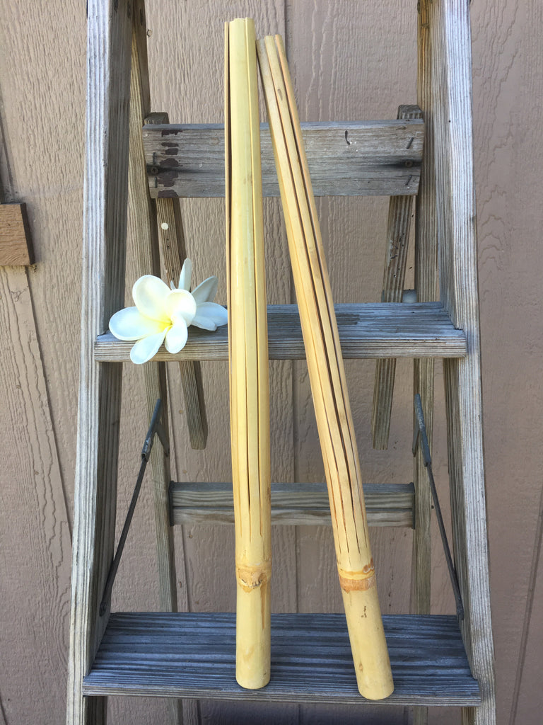 Hawaiian Pu'ili Sticks (Pair) – California Hula Center