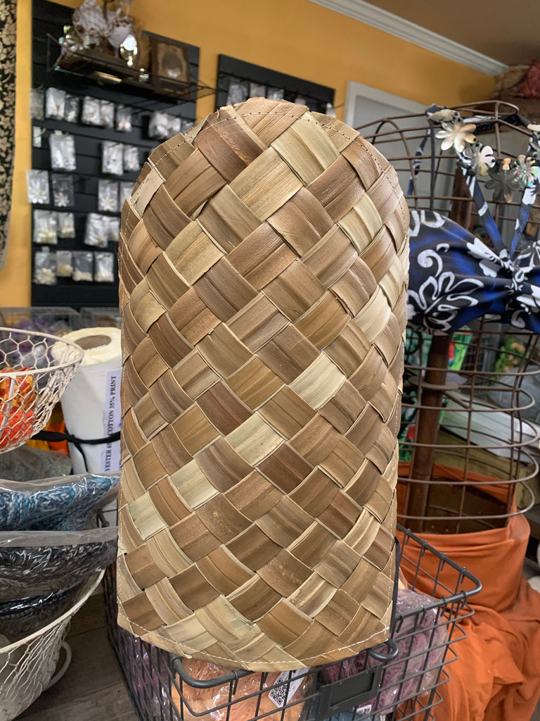 Extra Tall Woven Lauhala Headpiece Base with front panel – California ...