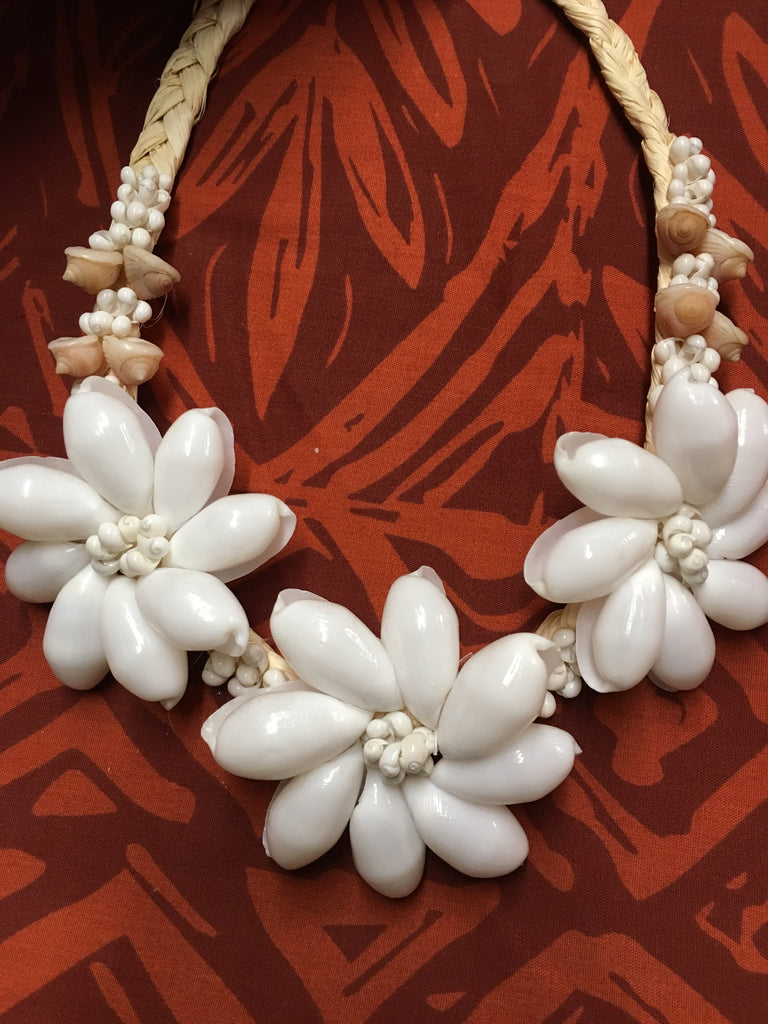 Bubble Shell and Mongo Shell Short Necklace – California Hula Center