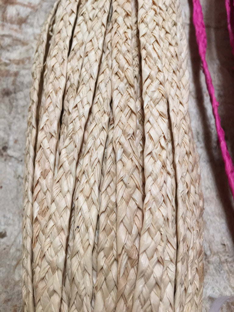 Woven Raffia Trim- Natural – California Hula Center