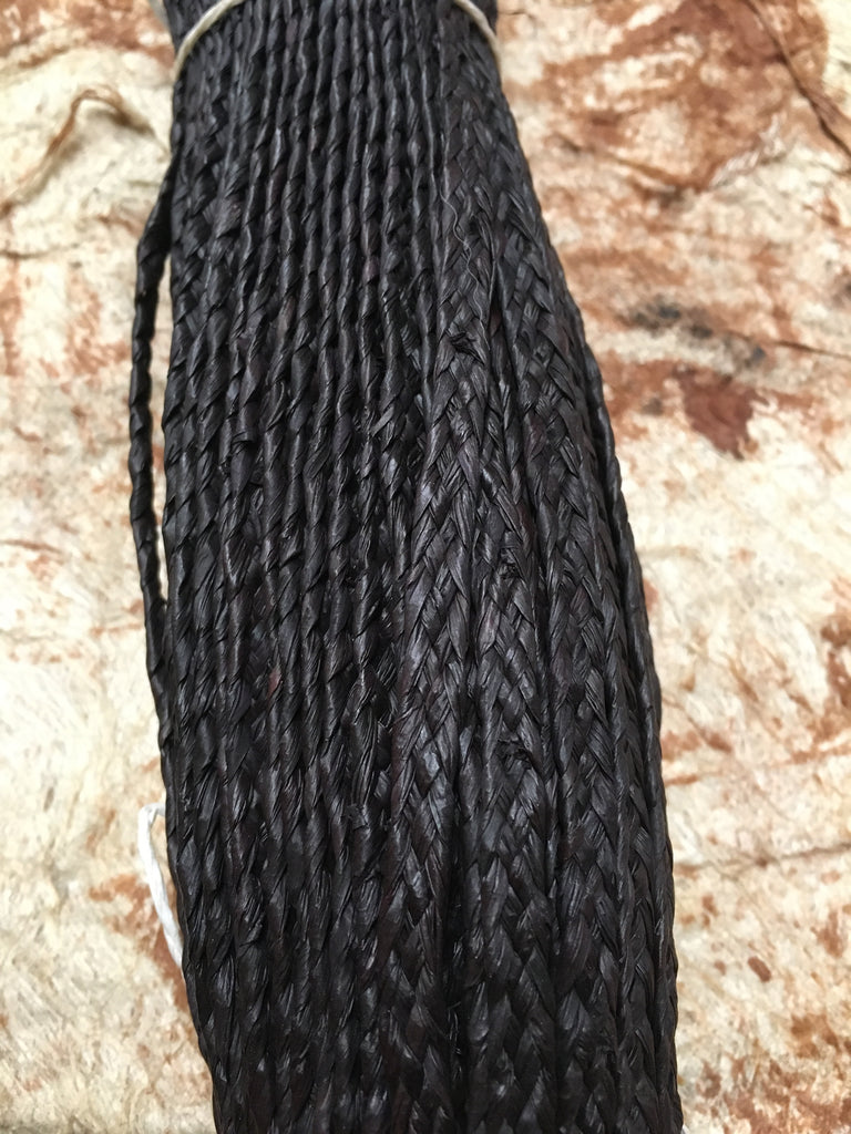 Woven Raffia Trim- Black – California Hula Center