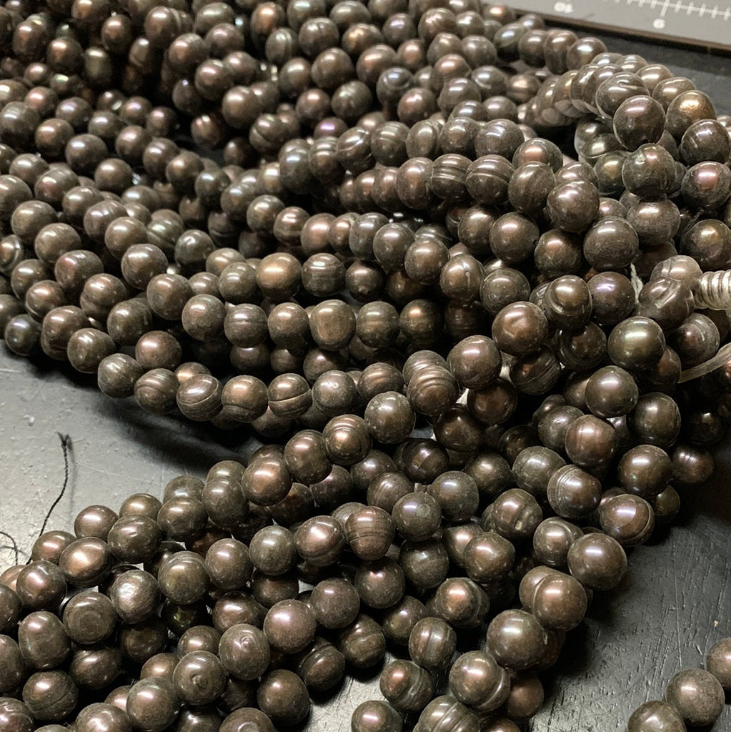 Large Fresh Water Black Pearl Strand – California Hula Center